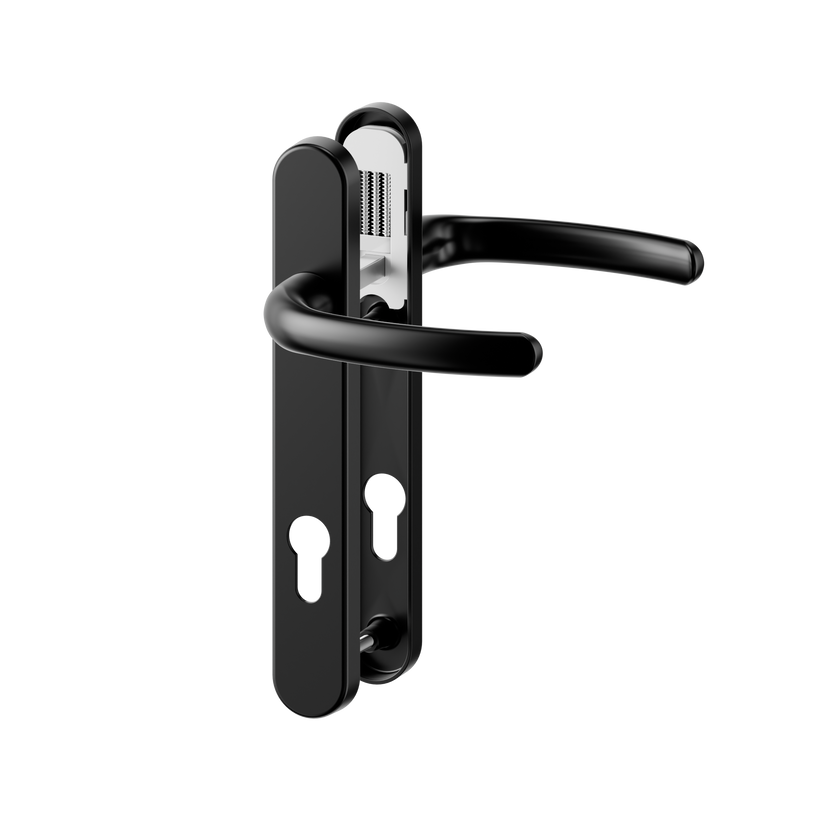 Direkt Hybrid Standard Door Handle Lev/Lev 122mm black – BLUSAFE ...