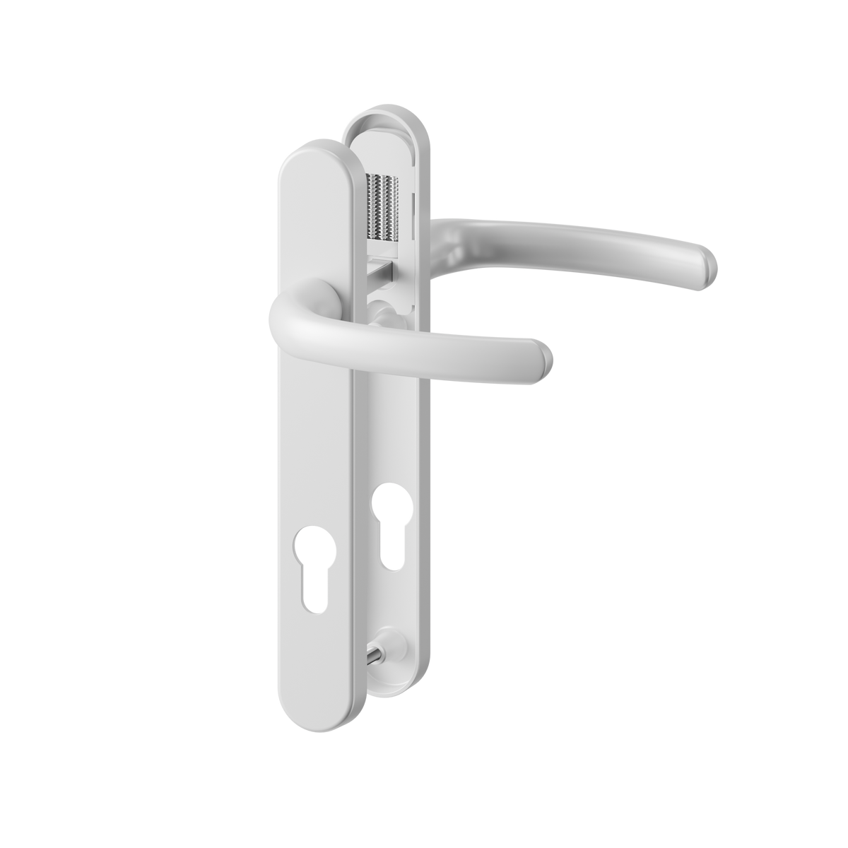 Direkt Hybrid Standard Door Handle Lev/Lev 122mm white – BLUSAFE ...